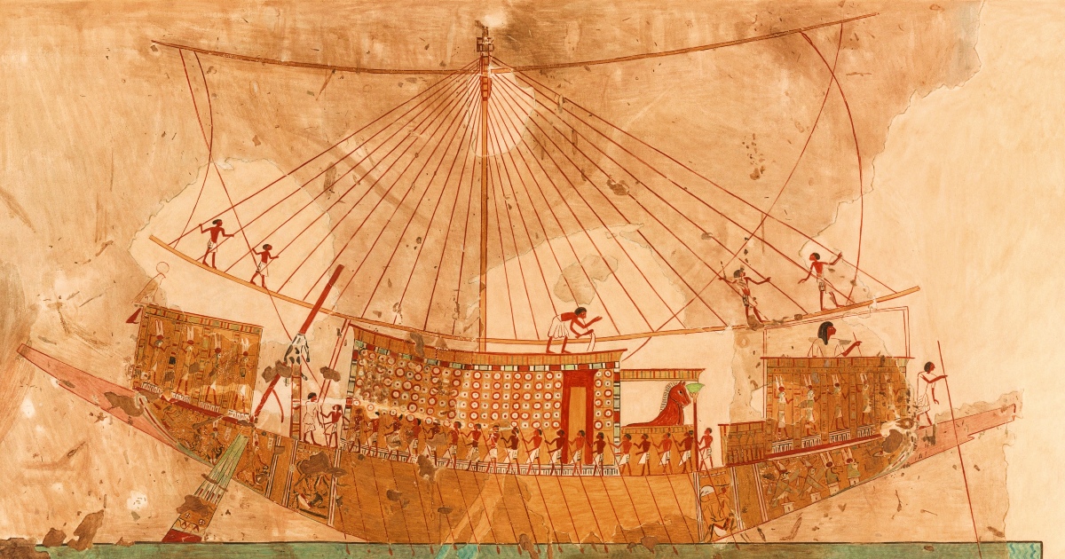 Ancient Egyptian Ships: Large Cargo Transport Vessels - Ancient History X