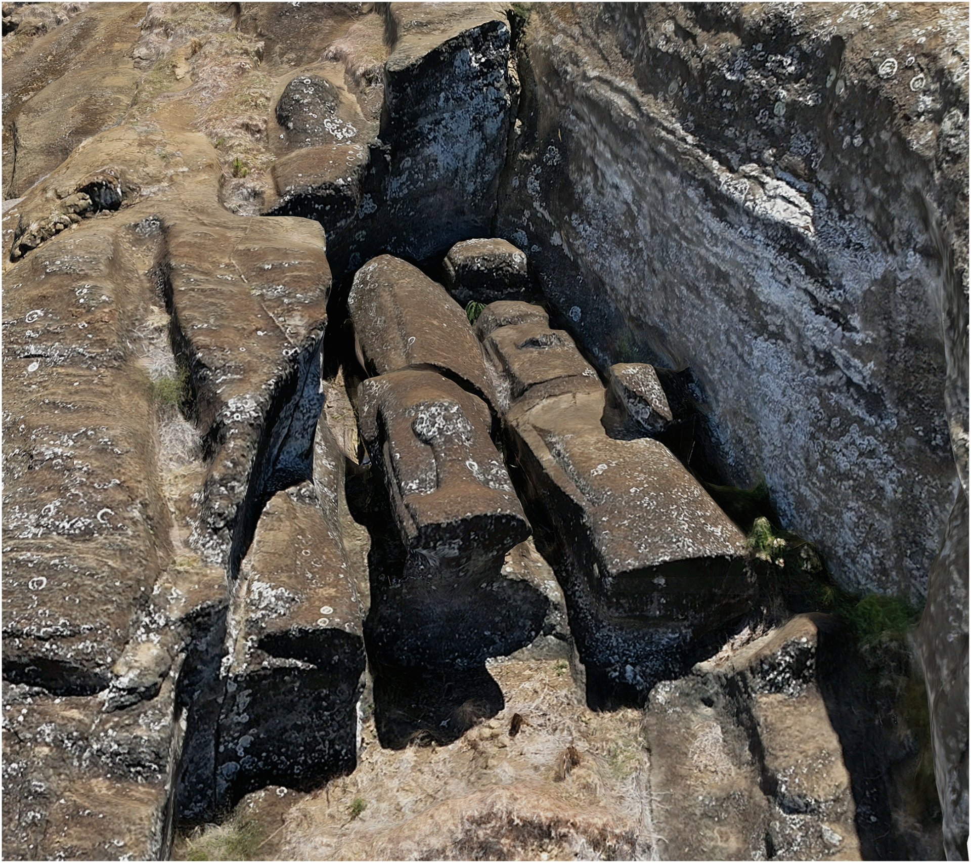 Moai Production Revealed in New 3D Scans - Ancient History X